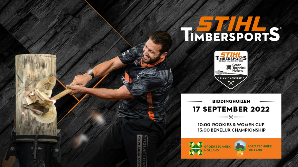 STIHL Timbersports® Benelux kampioenschap 2022 in Biddinghuizen ...