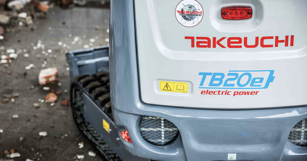 Takeuchi Benelux presenteert eerste elektrische minigraver: de TB20e ...