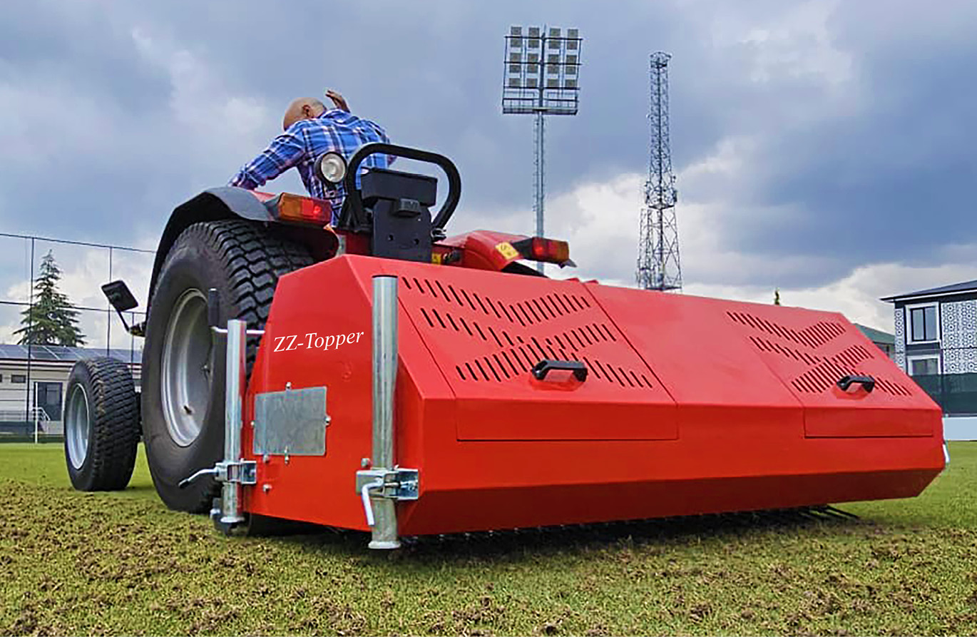SPIN Turf Machinery introduceert de ZZ-Topper ‘’zig zag’’ verticuteer ...